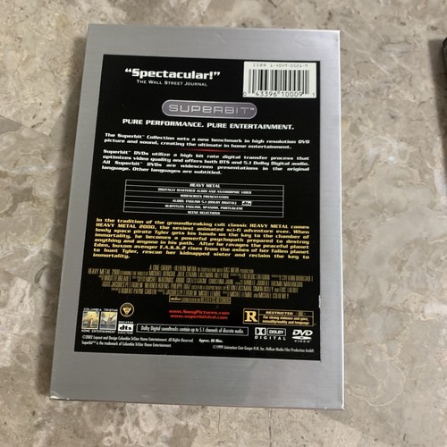 Heavy Metal 2000 Superbit DVD Animated Fantasy Classic w/ Inserts Billy ...