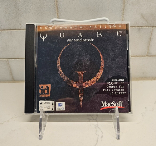 RARE VTG QUAKE Shareware Edition Video Game Macintosh, MacSoft Software ...