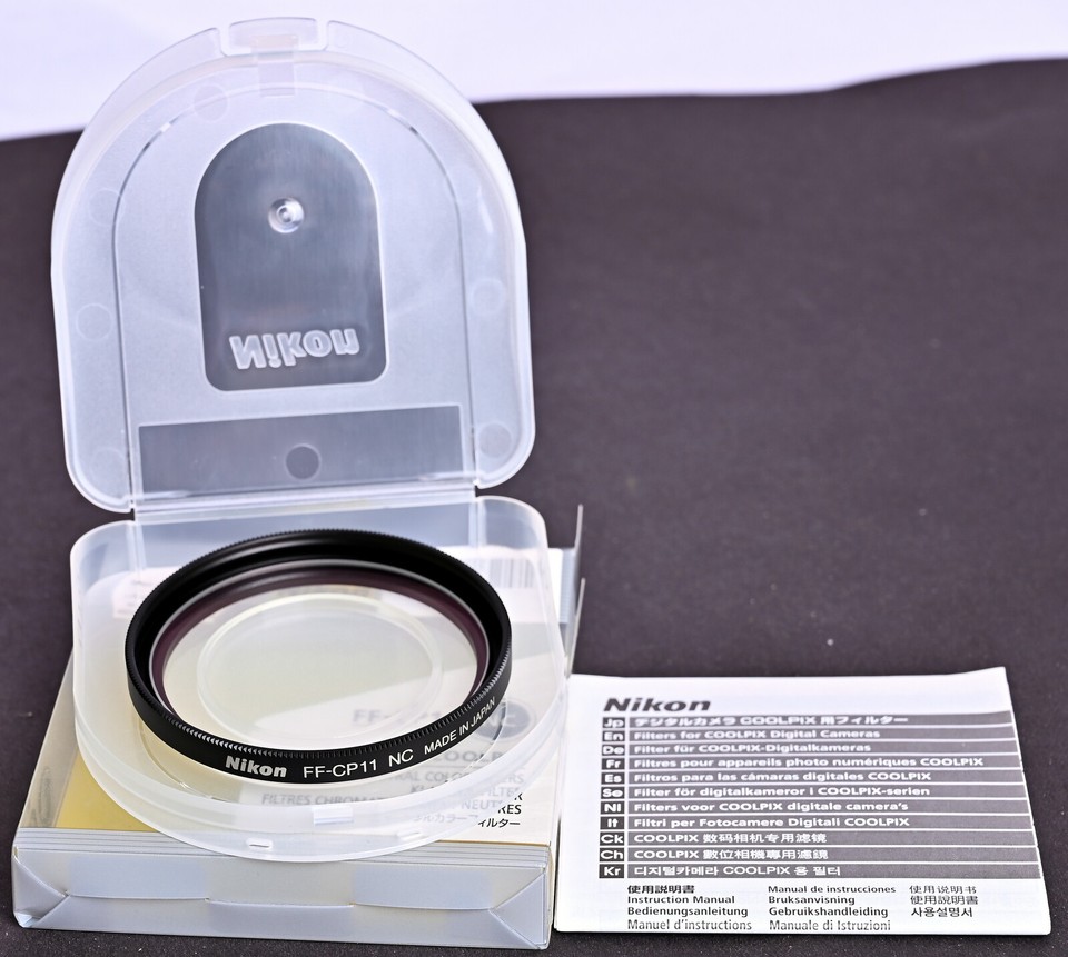 Nikon FF-CP11 Neutral Color NC Filter for Coolpix Cameras - Mint in Box ...