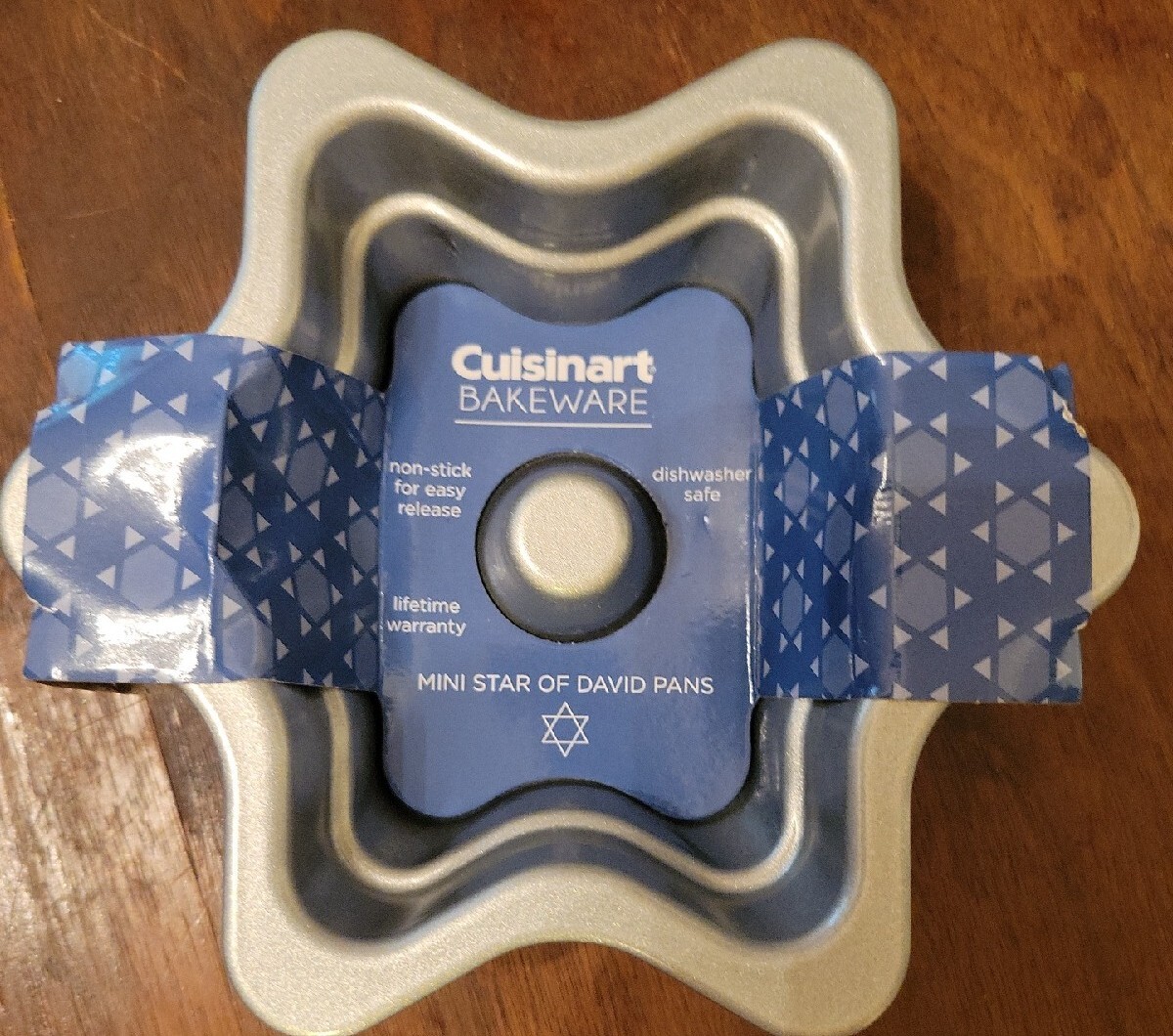 4 Pack - Cuisinart Mini Star of David Pans, Non-Stick 5" Bake Pan | eBay