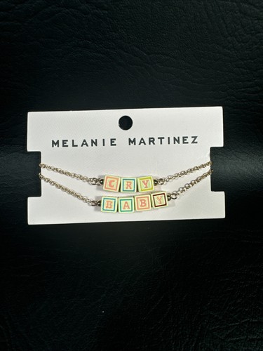 New! Melanie Martinez Cry Baby Block Chain Bracelet Set Of 2 | eBay