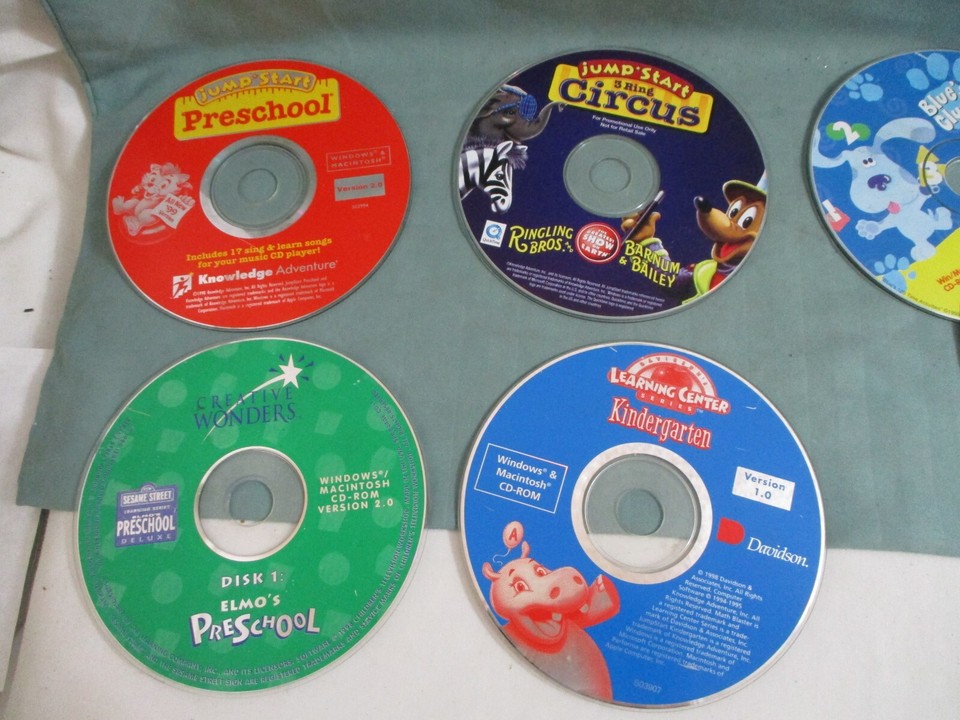 Lot of 16 CD Rom Disc mostly children's Blues Clues, Atari plus etc | eBay