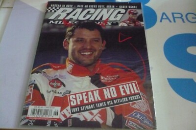 Racing Milestones Magazine June 2004 Tony Stewart Cover Dale Jr Kasey ...