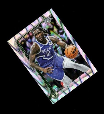 2025 Topps Chrome SILVER WAVE REFRACTOR SP TAUREAN PRINCE! Bucks STAR ...