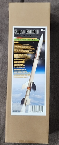 Rocketarium Super Chief II #1032 New Flying Model Rocket Kit Free ...