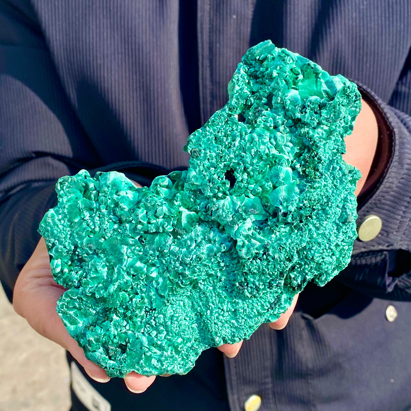 436G Natural Green Malachite Crystal Flaky Pattern Ore Specimen Quartz ...
