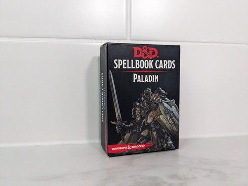 DnD Spellbook Cards Paladin Dungeons & Dragons D&D 5e Holy Spells ...