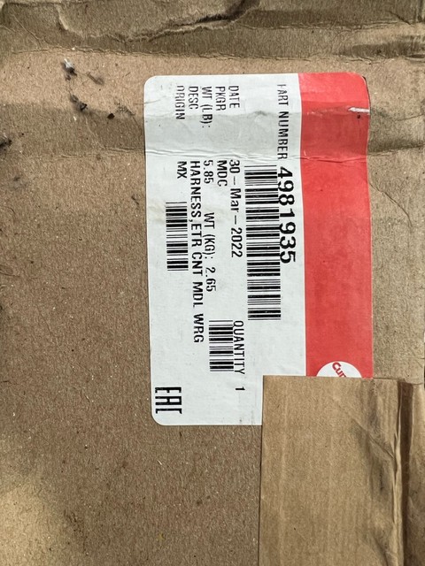 Cummins Engine Control Wiring Harness 4981935 for sale online | eBay