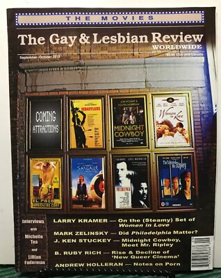 Gay & Lesbian Review Worldwide The Movies Sep Oct 2015 FREE SHIPPING JB ...