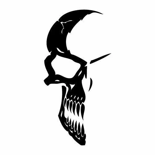 Skull Stickers For Helmets