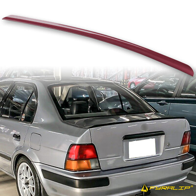 Fyralip Y22 Painted 3L3 Red Trunk Lip Spoiler For Toyota Tercel Sedan ...