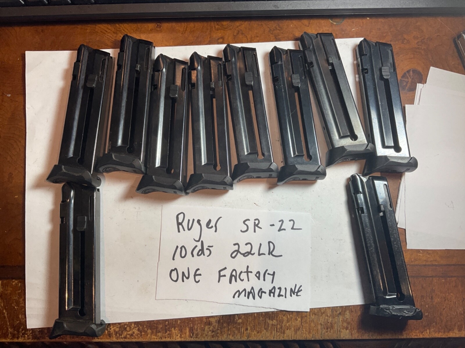 Ruger SR22 SR-22 22LR Pistol OEM 10-Round Rd Factory OEM Magazine Mag ...