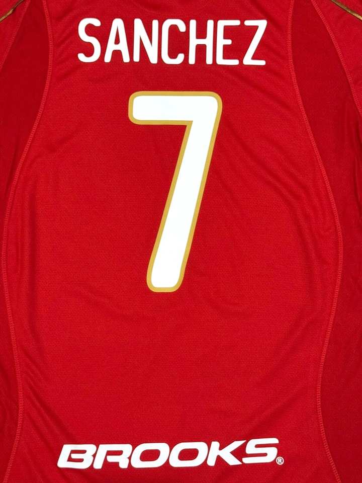 2010 Chile Home Jersey #7 Alexis Sanchez Small (fits Like Medium ...