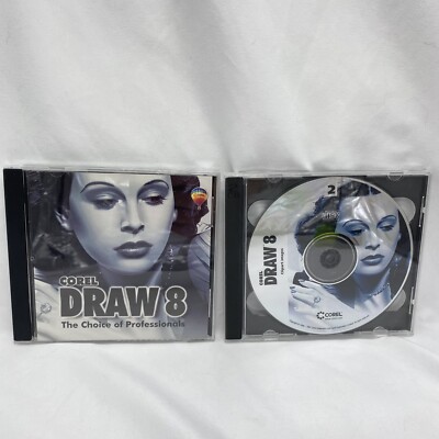Corel Draw 8 CorelDraw disc set bundle PC CD-ROM Software Intel MMX ...