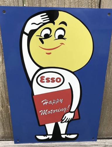 Vintage Style Esso Happy Motoring Gas Pump Heavy Steel Metal Quality ...