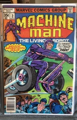 Machine Man #2 (Marvel Comics May 1978) | eBay