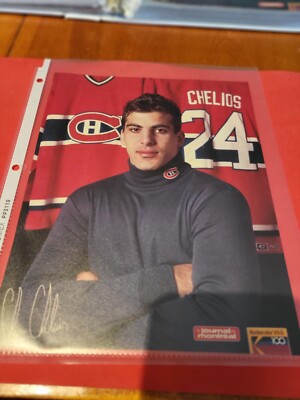 CHRIS CHELIOS POSTER COLOR 8 BY 11 inches MONTREAL CANADIENS JDM | eBay