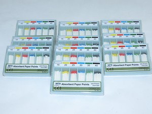 Absorbent Paper Points No 15-40 Kit /10 Boxes META | eBay