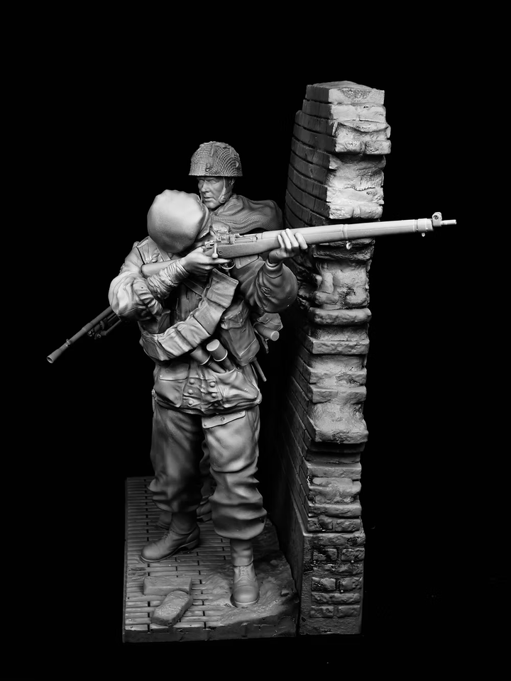19th 200mm Resin kit. British Paratroopers Arnhem 1944. Bren & .303 ...