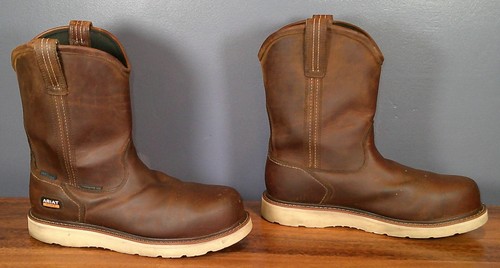 Mens ARIAT Rebar Wedge Pull On Waterproof Composite Toe Work Boot sz 11 ...