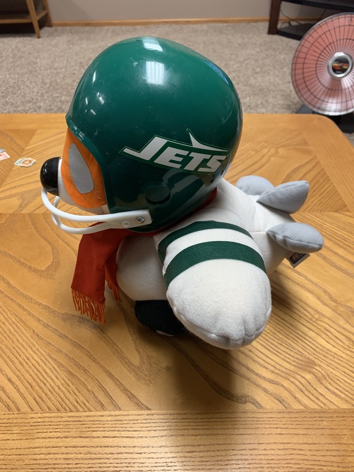 1983 NFL Huddles New York Jets Plush Team Mascot w/ Plastic Helmet ...