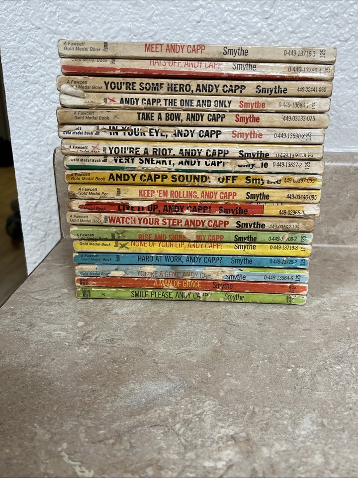Lot of 18 Andy Capp Comic Strip Paperback Books By Smythe 60s 70s Vintage | eBay