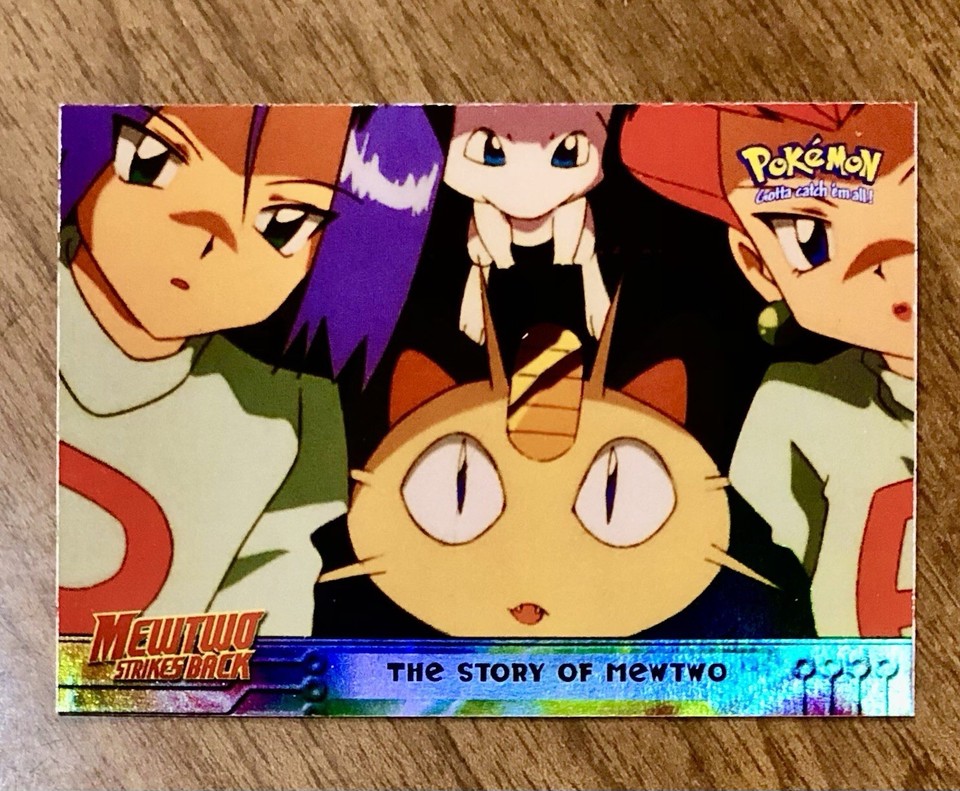 2000 Topps Pokémon Mewtwo Strikes Back Foil The Story of Mewtwo #24 ...