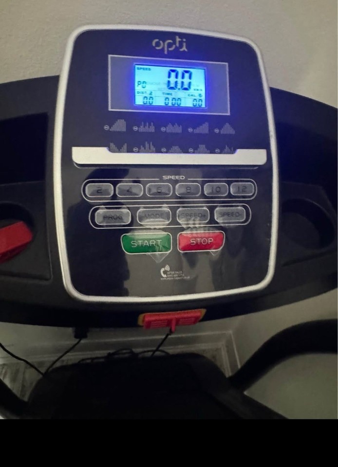 Opti Motorized Folding Treadmill | eBay UK
