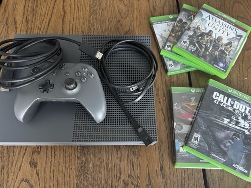 XBOX One S Grey Console Call Of Duty Assassin’s Creed Controller Five ...