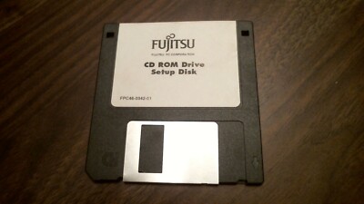 Fujitsu CD ROM Drive Setup Disk FPC46-0342-01 - floppy disk 3.5 inch | eBay