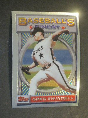 1993 TOPPS FINEST GREG SWINDELL HOUSTON ASTROS CARD #137!!!!!! | eBay