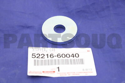 5221660040 Genuine Toyota STOPPER, CAB MOUNTING CUSHION 52216-60040 | eBay