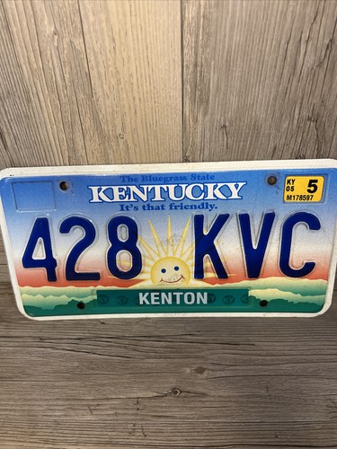 Kentucky - It's that Friendly - License Plate - KY Sunrise Graphic 2006 ...