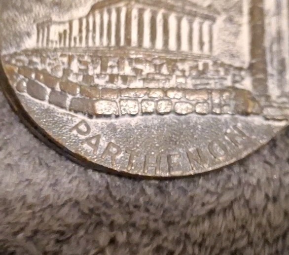 Vintage Greek Brass Owl of Athena Parthenon Letter Paper Clip | eBay