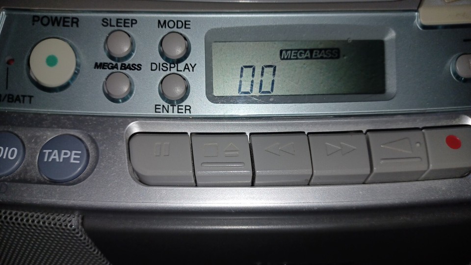 Sony CFD-S01 CD Cassette Radio Boombox - Radio & CD Player Working NOT ...