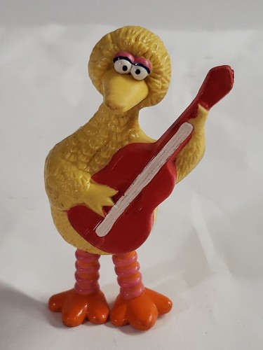Big Bird Guitar Player 3.25 Inch PVC Sesame Street Muppets Tara Toy ...