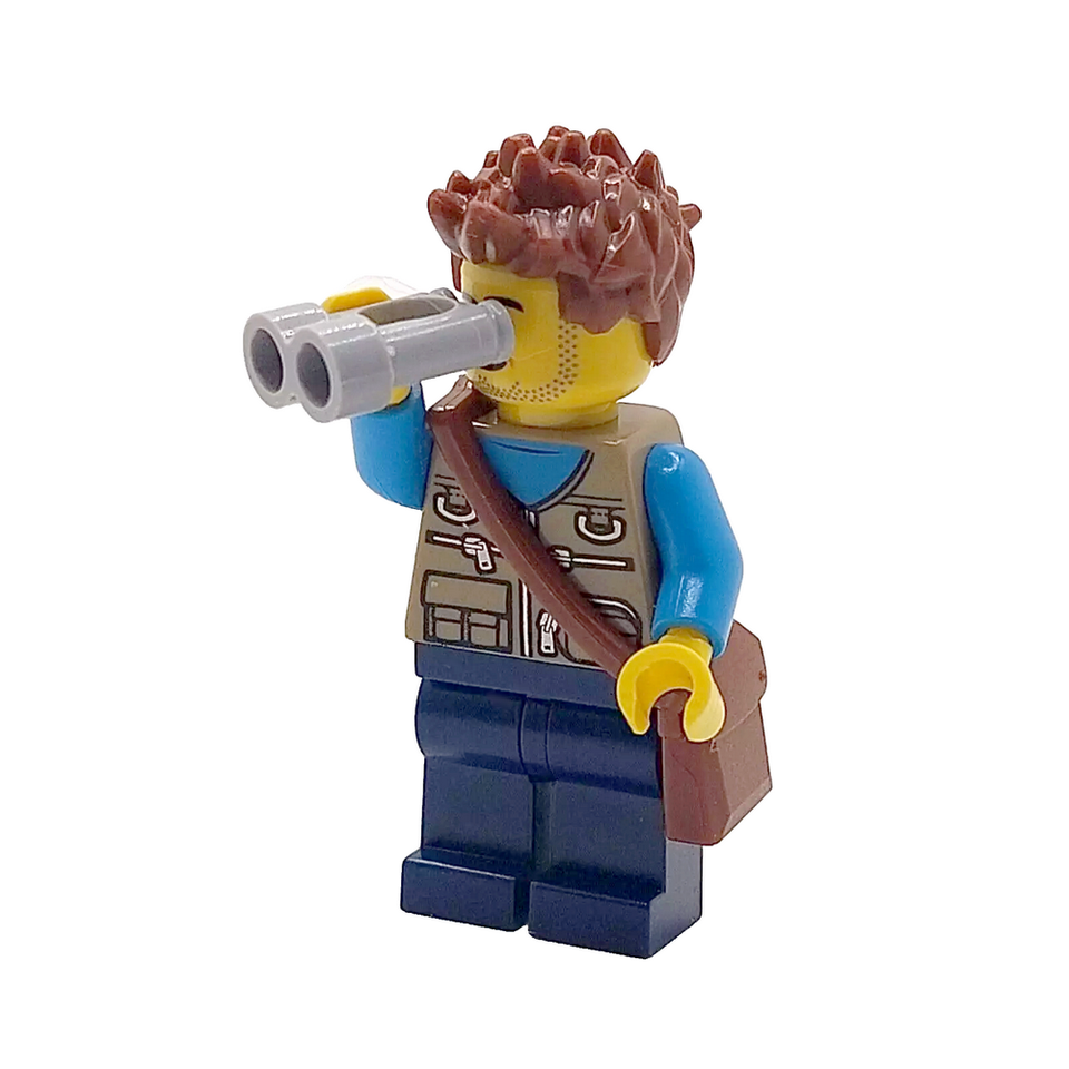 Genuine LEGO Photographer Gift Male Minifigure Camera Bird Watcher ...