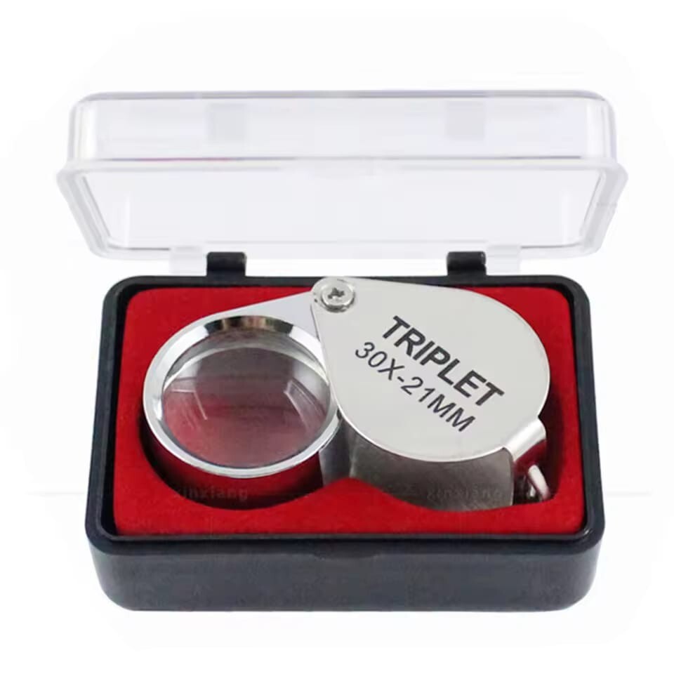 Jewelers Eye Loupe Pocket Magnifier Magnifying Glass Jewelry Diamond ...