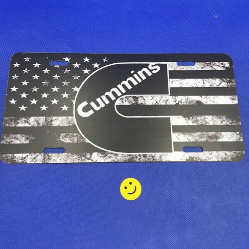 🎁1x Diesel Power Cummins USA 4x4 Off road Truck License Plate Front Tag ...