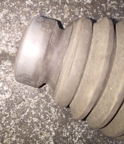 PORSCHE OEM 95-05 911 Rear Suspension (1) Dust Shield & 1 Bump Stop ...