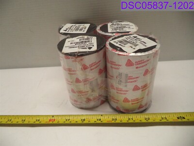 Qty = 4 Rolls: Avery Dennison Black Bear High Speed Wax 110mm x 500m ...