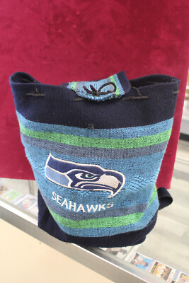 Seattle Seahawks Baja Knit Drawstring Backpack | eBay