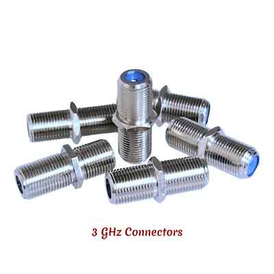 RG6 RG59 Female to Female Coaxial Coupler F-Type F81 Barrel Coax ...