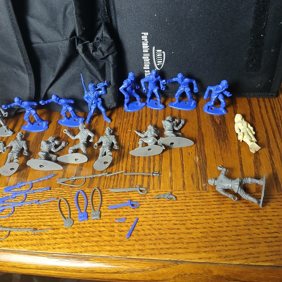 Vintage Mpc Large Miniature Plastic Figures Lot of Over 20 Figures | eBay
