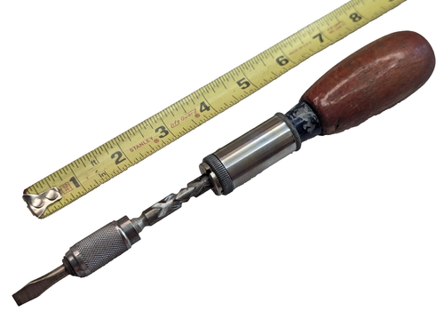 Vintage CRAFTSMAN Wood Handle Ratchet Screwdriver Germany | eBay