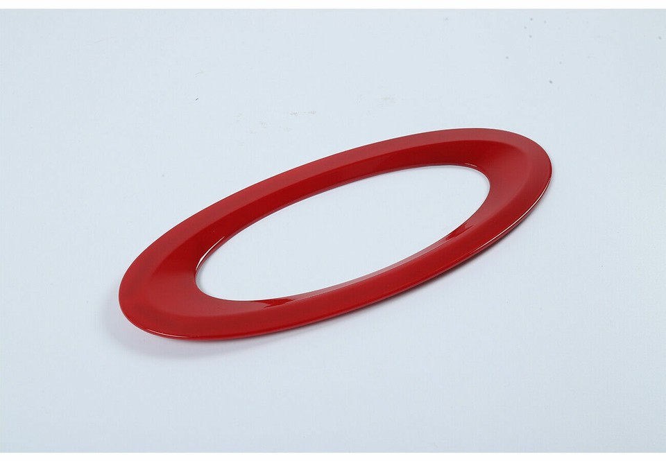 Red Rear Car Logo Emblem Badge Ring Trim Decoration for Ford F150 2021 ...