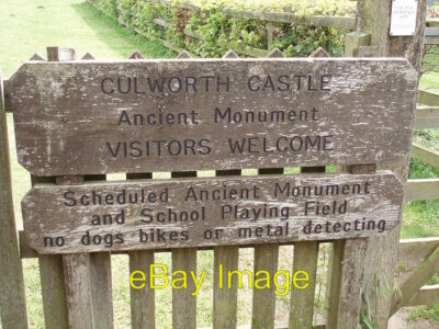 Photo 6x4 Culworth Castle sign c2007 | eBay UK