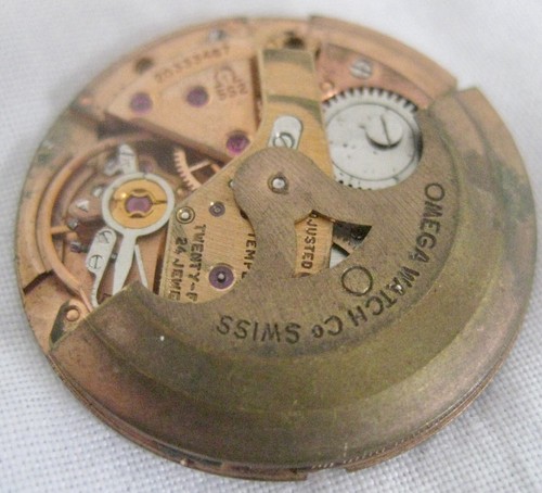 Omega Cal. 552 Movement for Parts or Repair balance wheel good | eBay