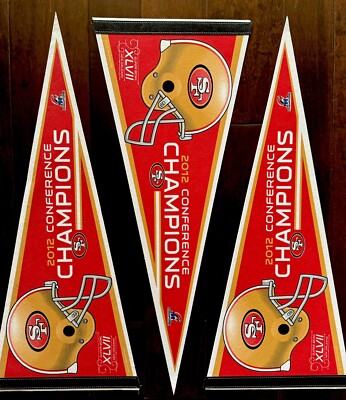 (Lot of 3) Super Bowl Conference Champs Limited SF San Francisco 49ers ...