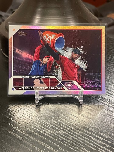 2023 Topps Byron Buxton Waterfall #326 Rainbow Foil MINT! | eBay